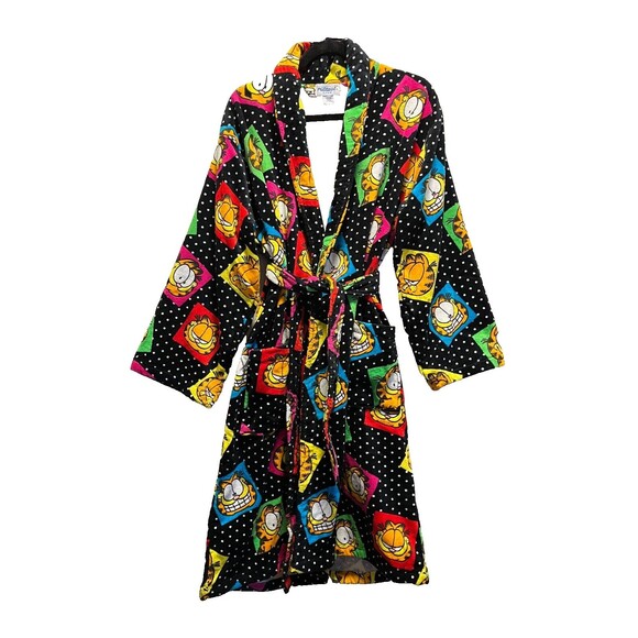 Intimates & Sleepwear | Rare Vintage 9s Garfield 100 Cotton Terry Cloth ...